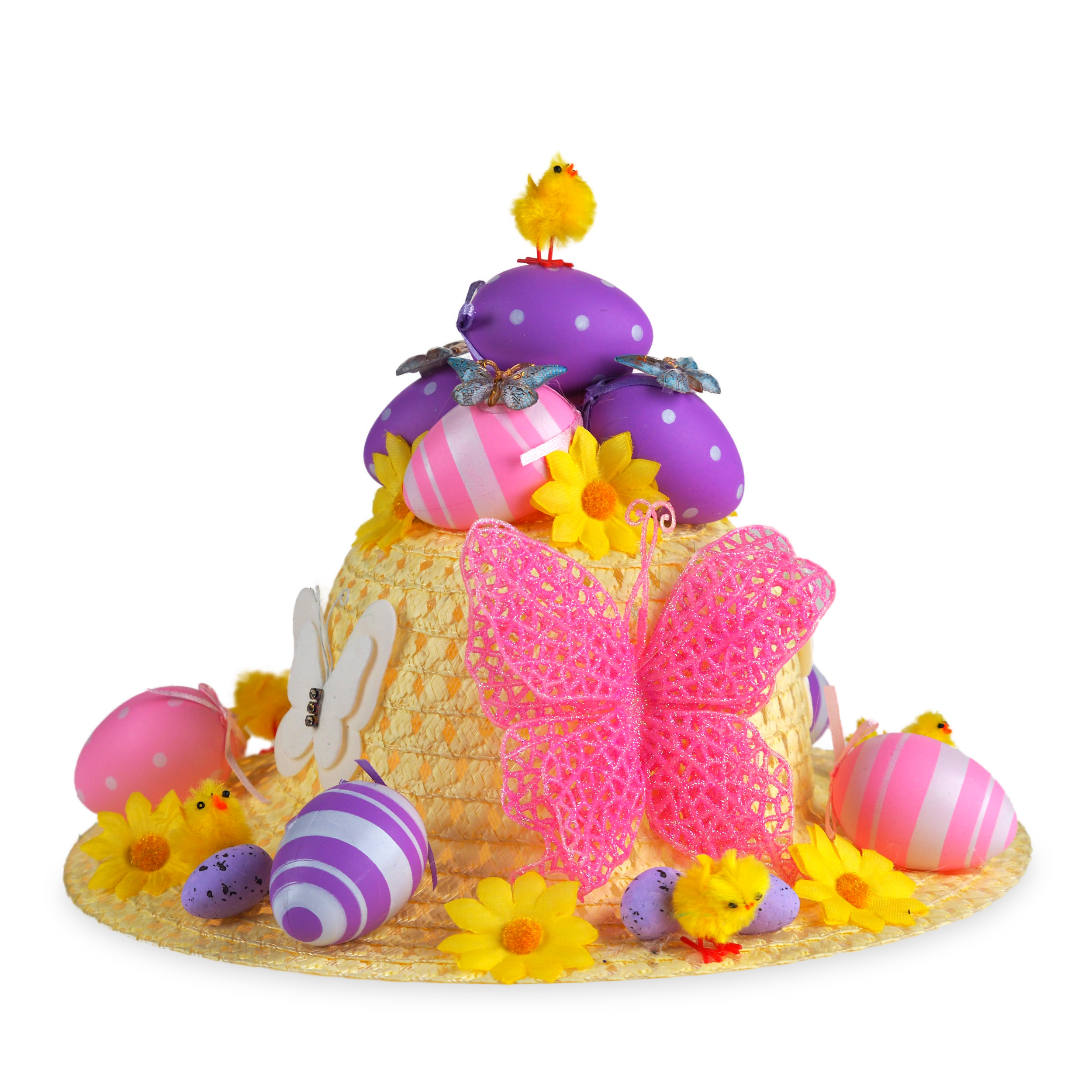 Ready Made Decorated Easter Bonnet Hat 2024 - Choice of 20+ Designs | eBay