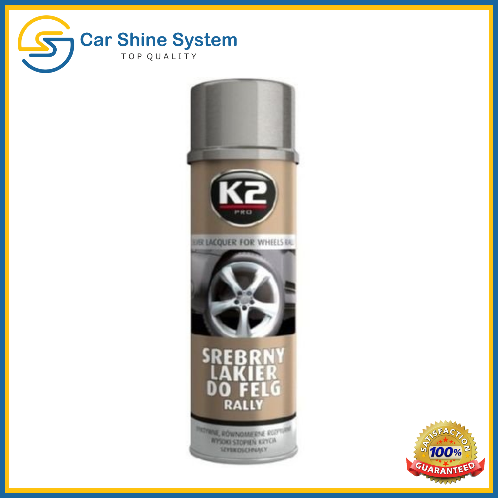 K2 Silver Spray Paint Car Alloy Wheels Restorer Quick Dry Metallic ...