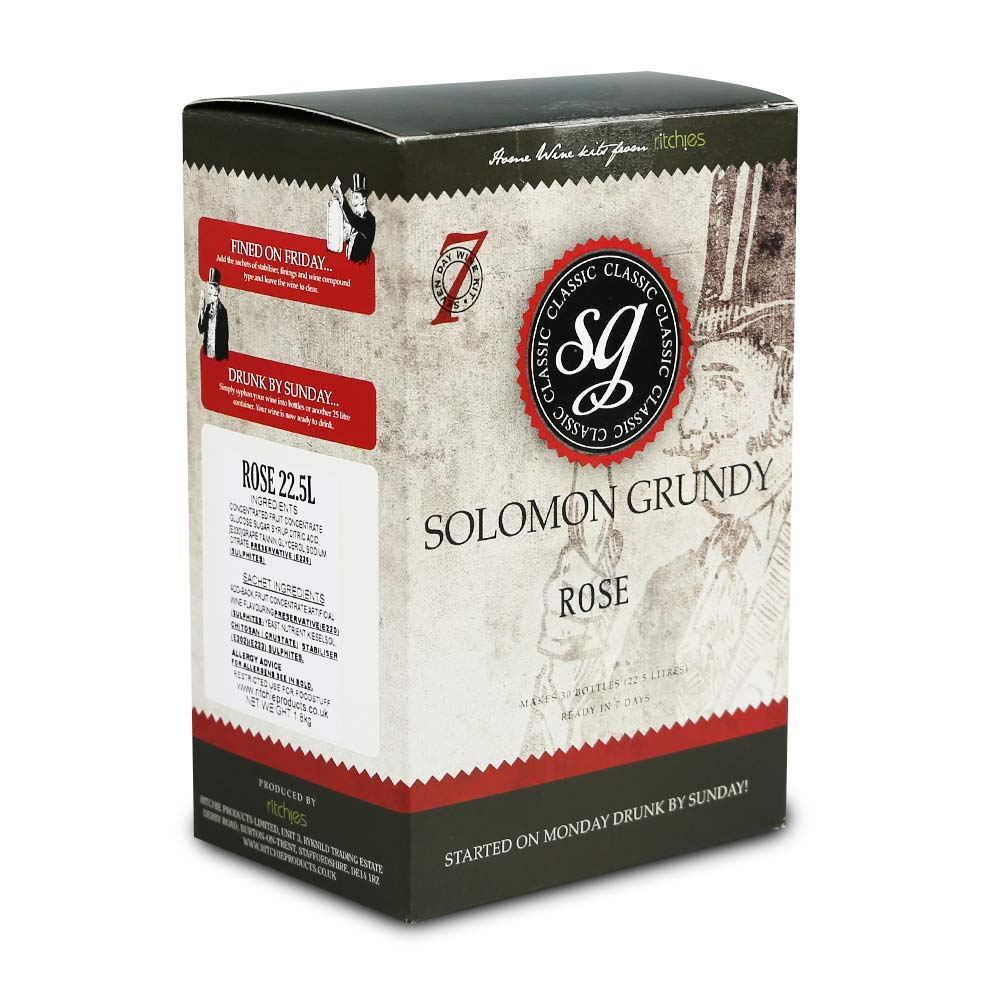 Solomon Grundy 30 Bottle 7 Day Wine Kits | eBay