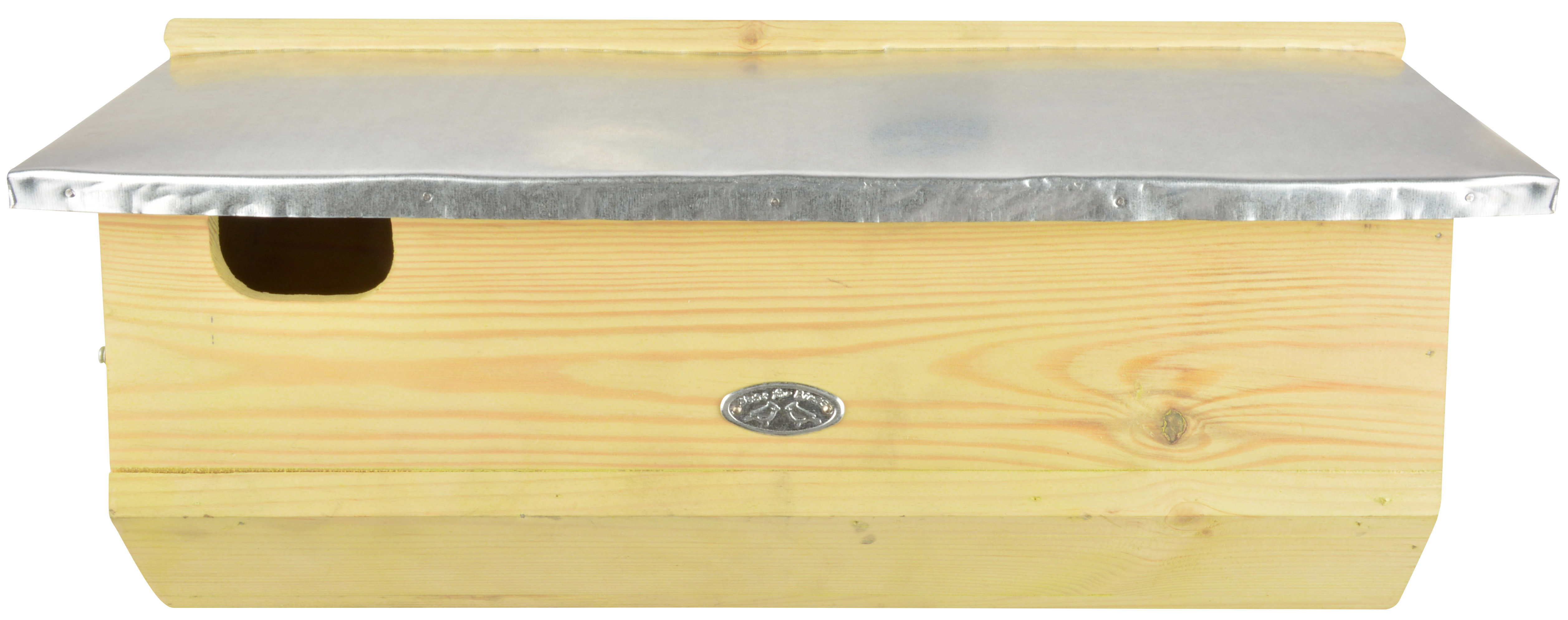 Swift Nest Nesting Box Bird House Zinc Roof Pinewood FSC 100% | eBay