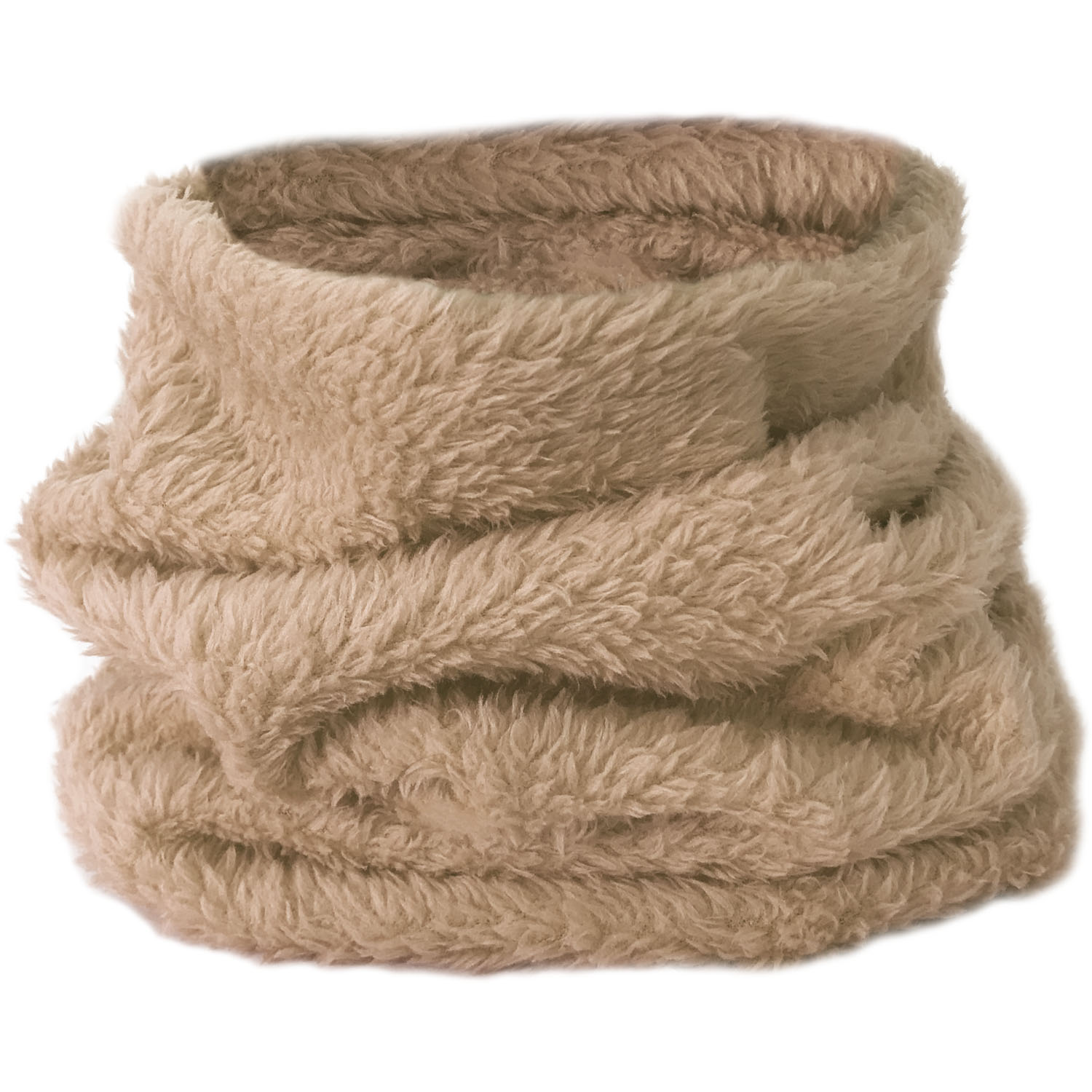 Mens Ladies Kids Warm Teddy Fur Fleece Soft Microfibre Snood Neckwarmer ...
