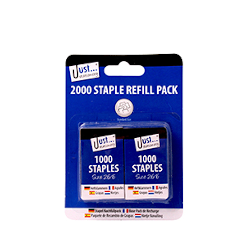Just Stationary 2000 Staples - Stapler Staple Upholstery Crafts Pack ...