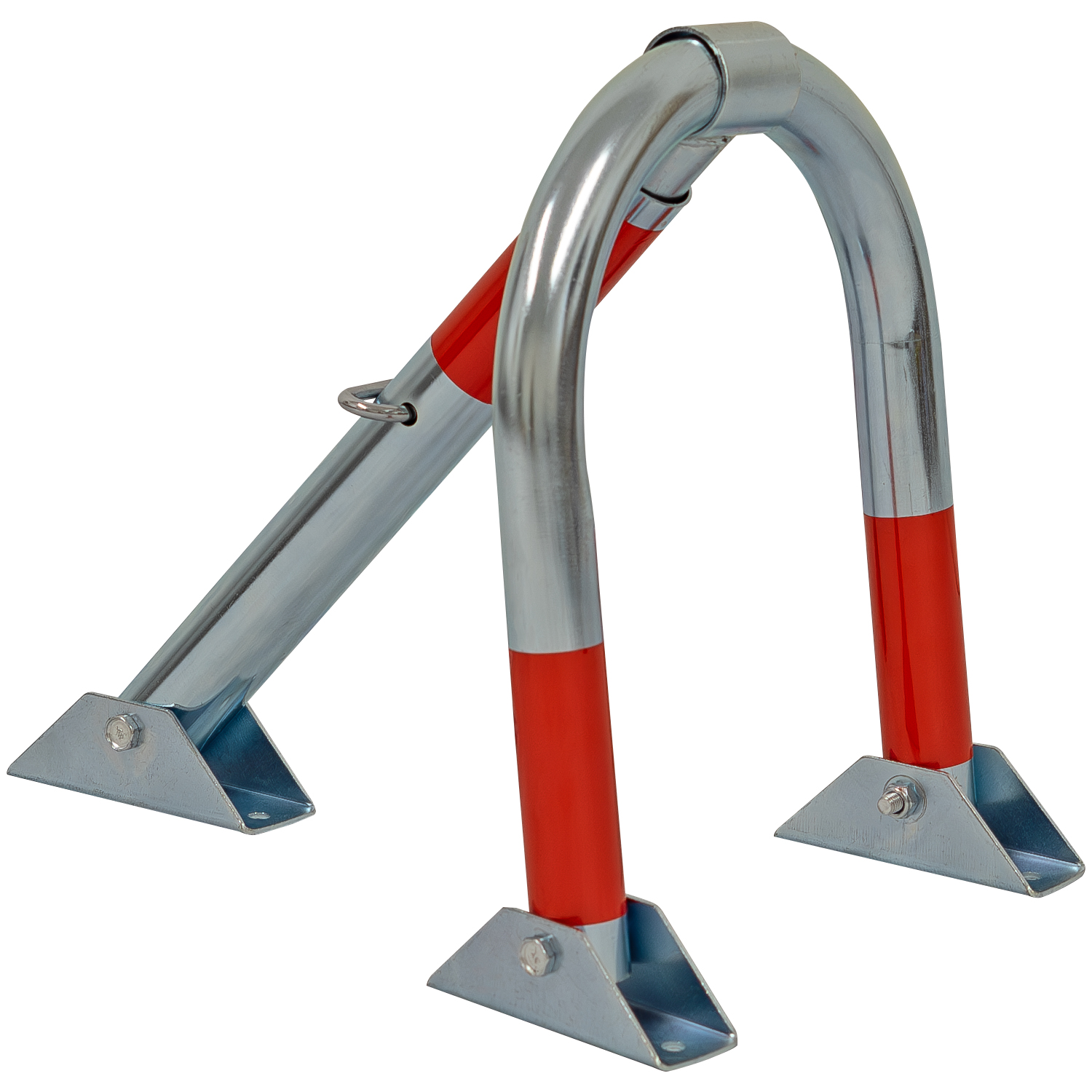 Woodside Folding Driveway Security Car Parking Barrier Bollard Post ...