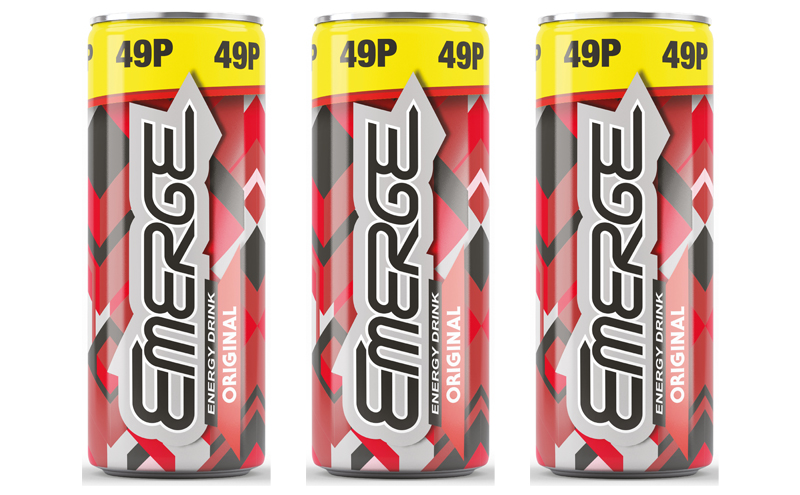 Emerge Energy Drinks 250ml x 6|12|18|24 Mixed Fruit Flavours Vitamins ...