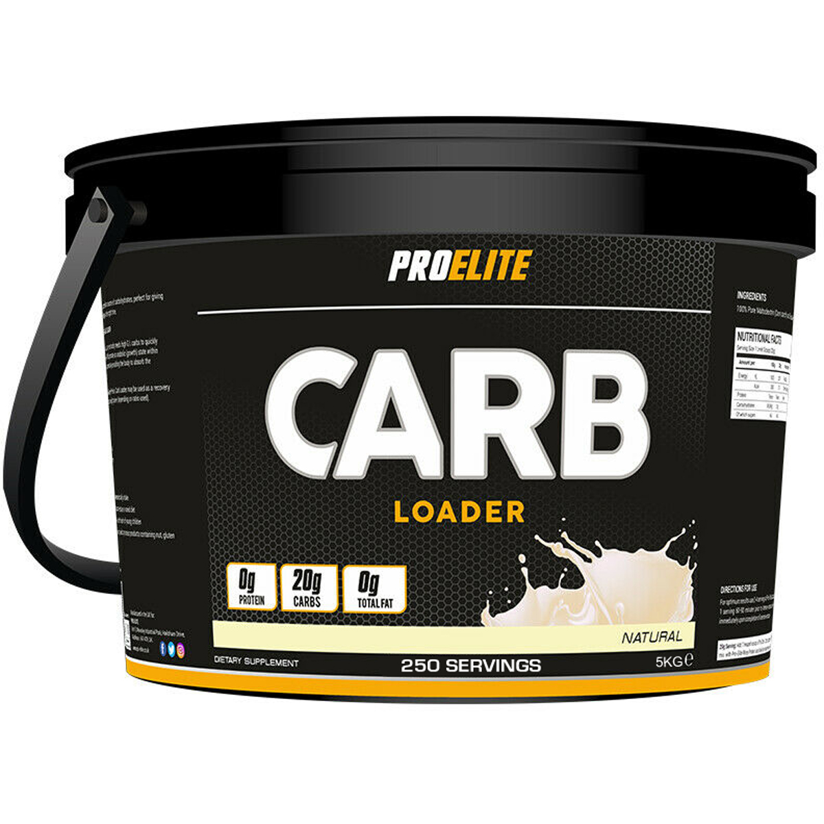 PROELITE Carb Loader 5Kg Pure Maltodextrin High GI Glycogen ...