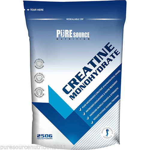 PSN Pure Creatine Monohydrate Powder Micronised 200 Mesh Muscle Gain ...