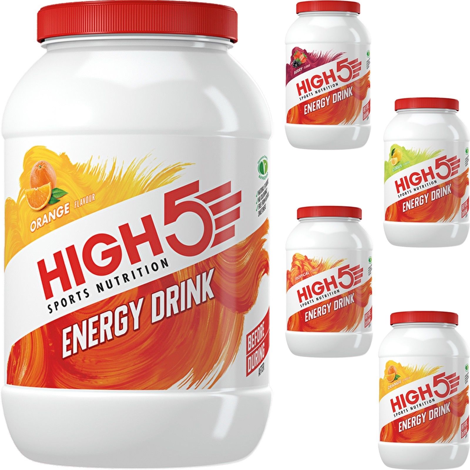 HIGH 5 Energy Drink 2.2kg / 2200g Carbohydrate and Electrolyte Powder ...