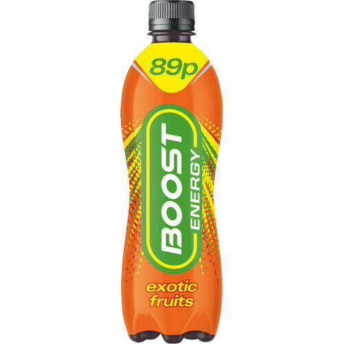 Boost Energy Drink 6/12/24 500ml Original Sugar Free / Exotic Fruits ...
