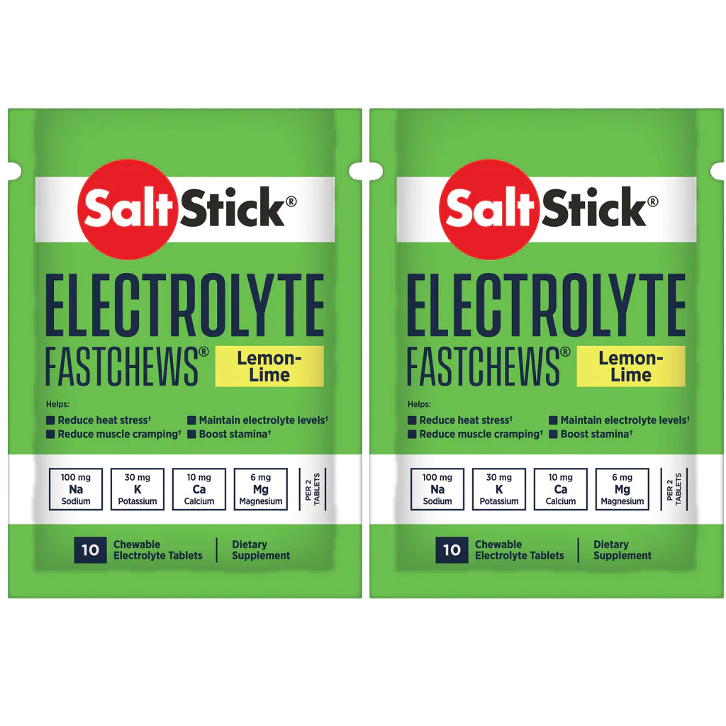 SALTSTICK FASTCHEWS ELECTROLYTE Tablets - 2 Packs of 10 Tablets Various ...