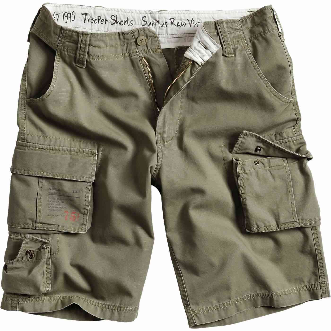 Surplus Trooper Shorts Mens Military Army Combat Cargo 100% Lightweight ...
