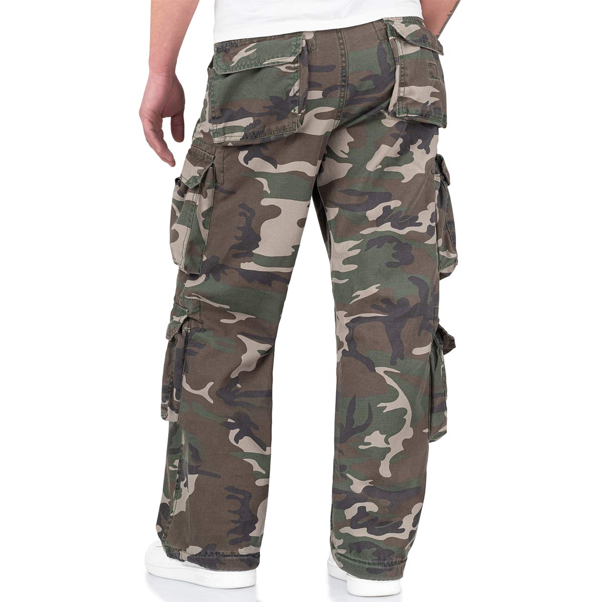 Surplus Mens Cargo Combat Military Army Work Trousers Camouflage Pants ...