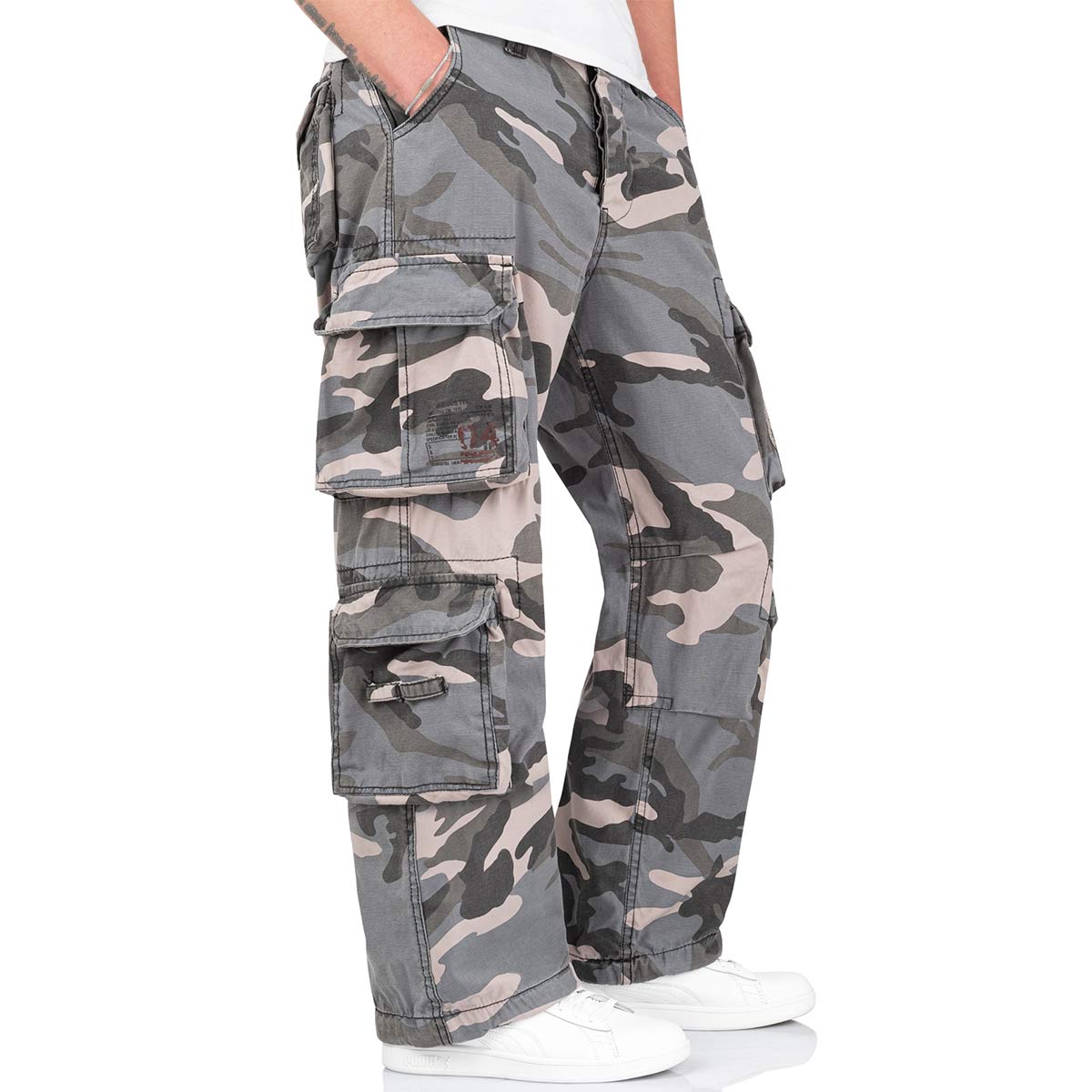 Surplus Mens Cargo Combat Military Army Work Trousers Camouflage Pants ...