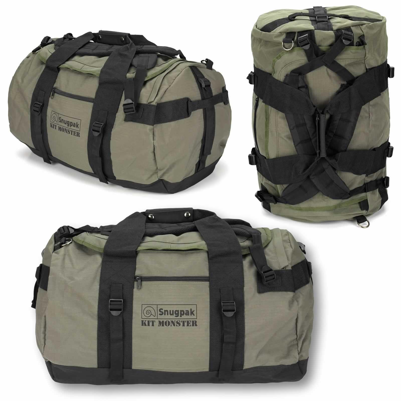 Snugpak Kit Monster 65 Litre Army Military Holdall Rucksack Duffle ...
