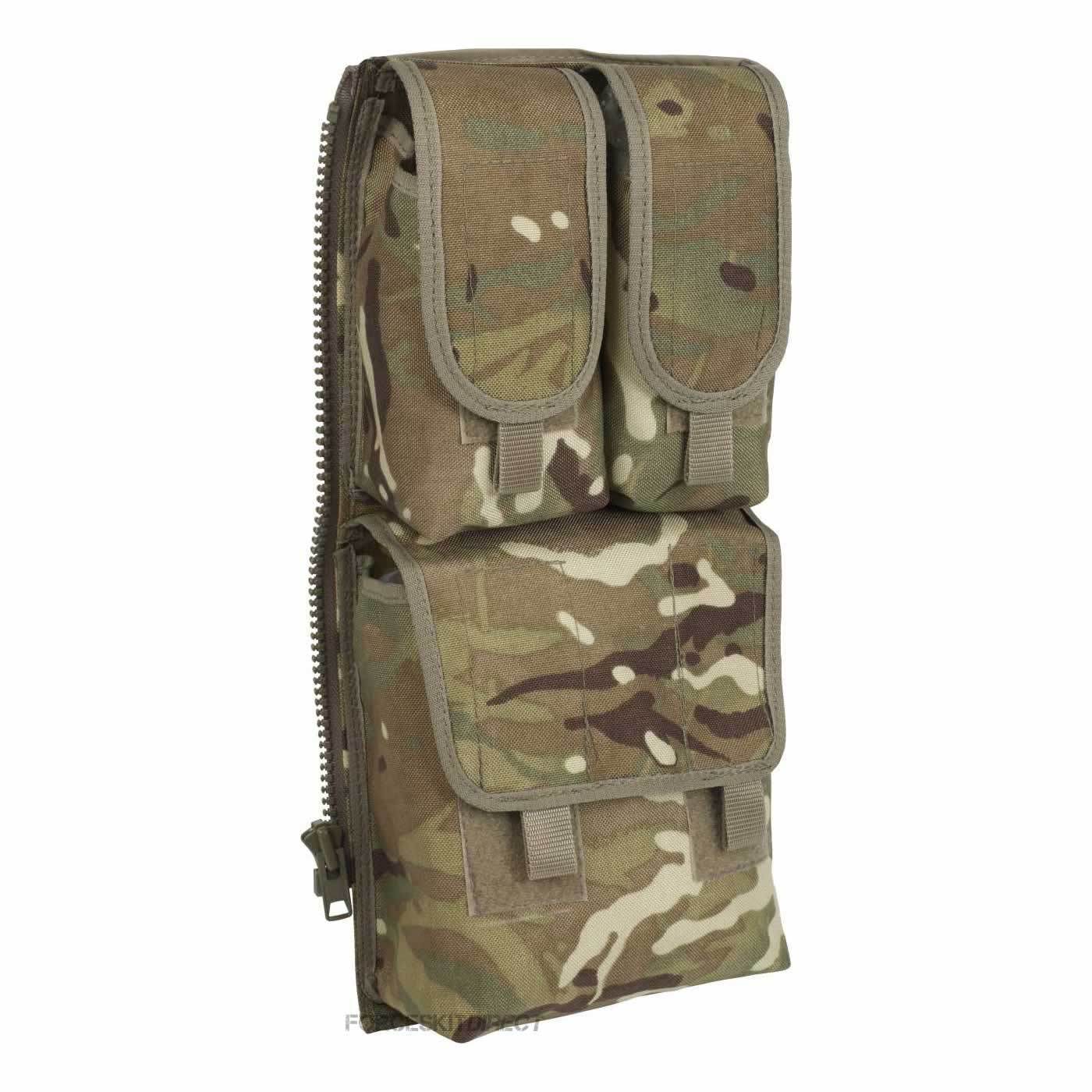 British Army PLCE Assault Bergen Side Pouch - Utility Ammo Pocket MTP ...