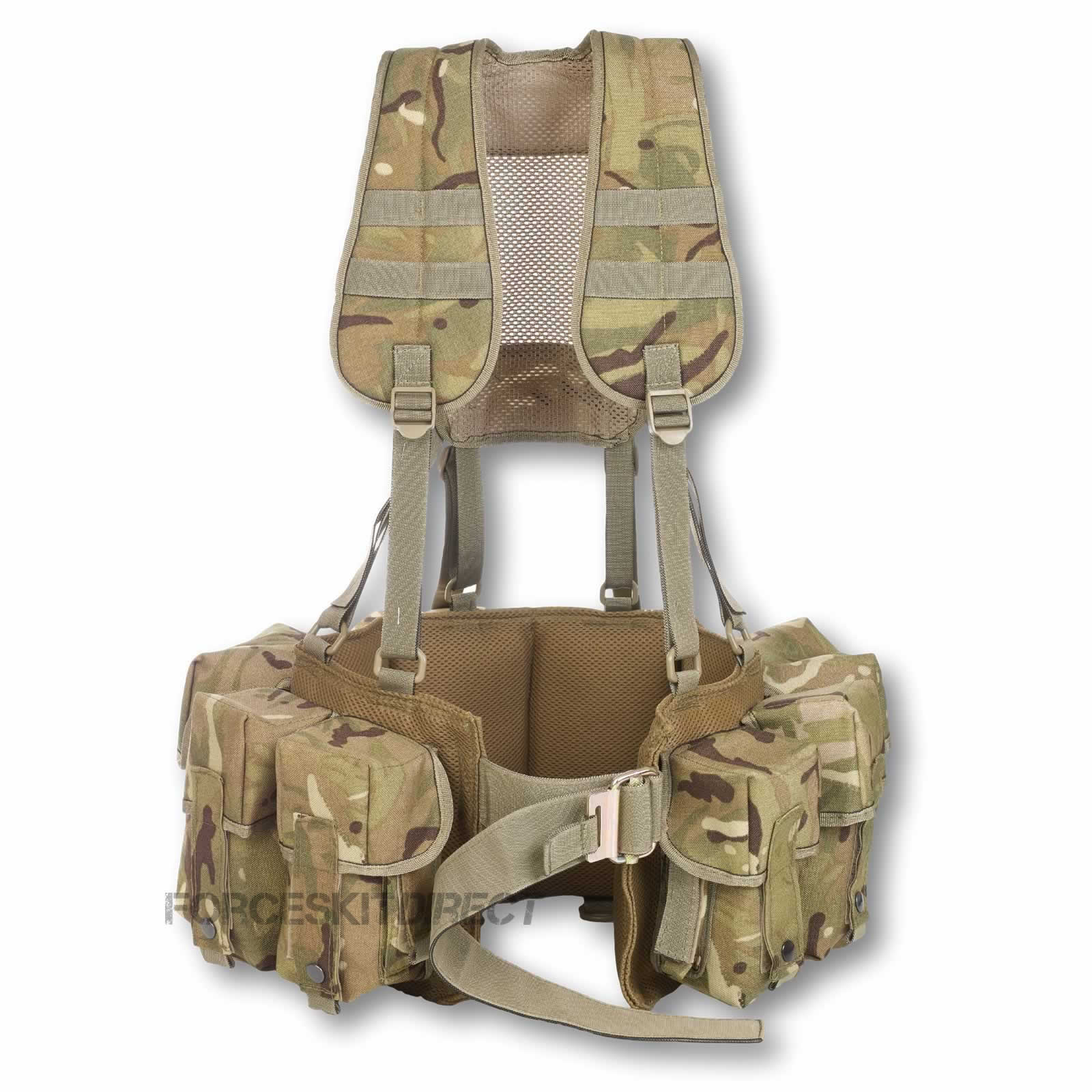 British Army PLCE Airborne SAS Para Webbing Yoke Set MTP Multicam ...