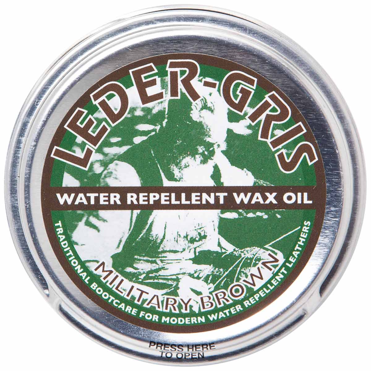 Large Tin Leder Gris Boot Wax Oil - Altberg Leather Waterproofing Brown ...
