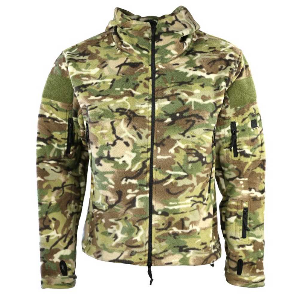 Tactical Military Fleece Recon Hoodie Zip Up Army Combat Jacket ...