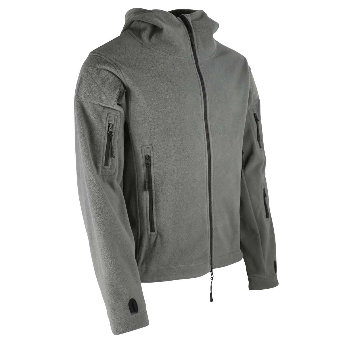 Tactical Military Fleece Recon Hoodie Zip Up Army Combat Jacket ...