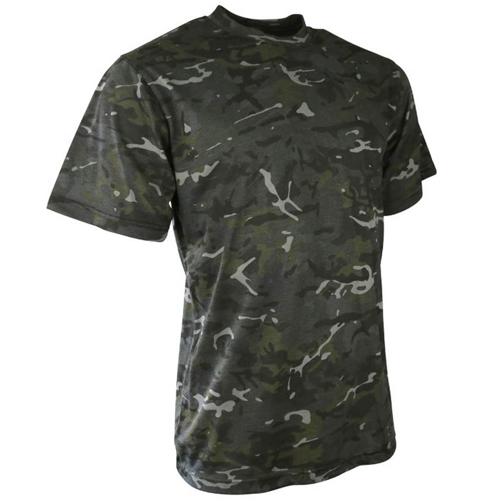 Mens Short Sleeved T-Shirt BTP DPM Camouflage Polycotton Military Cadet ...