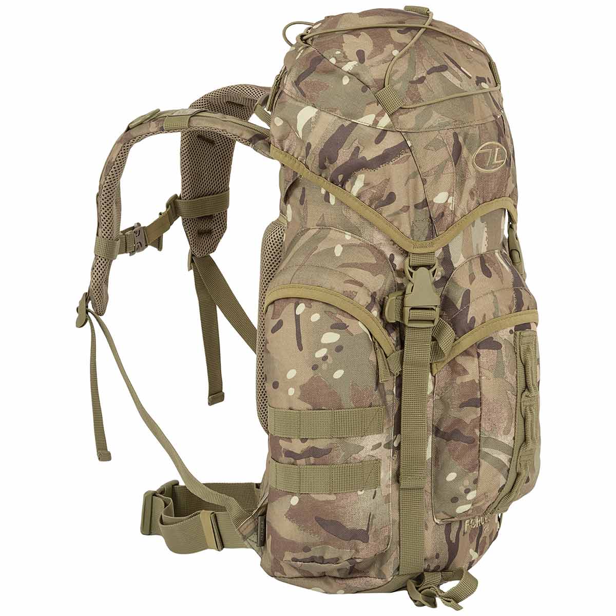 HIGHLANDER FORCES 25 Litre Army Military Rucksack Cadet Tactical Molle ...