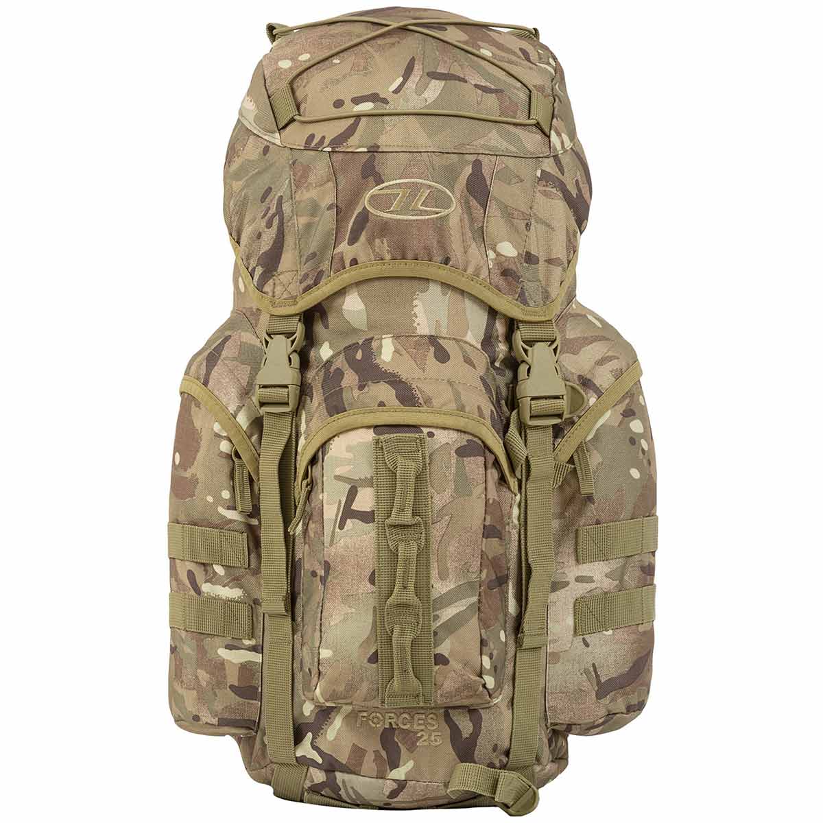 HIGHLANDER FORCES 25 Litre Army Military Rucksack Cadet Tactical Molle ...