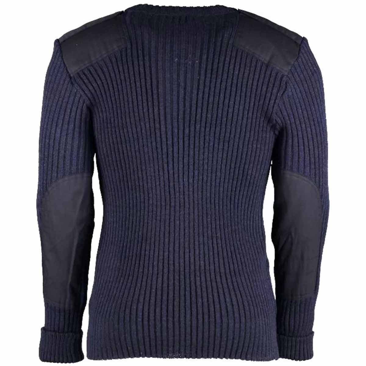 Army Wooly Pully Wool Commando Jumper Sweater Shoulder Elbow Patches ...