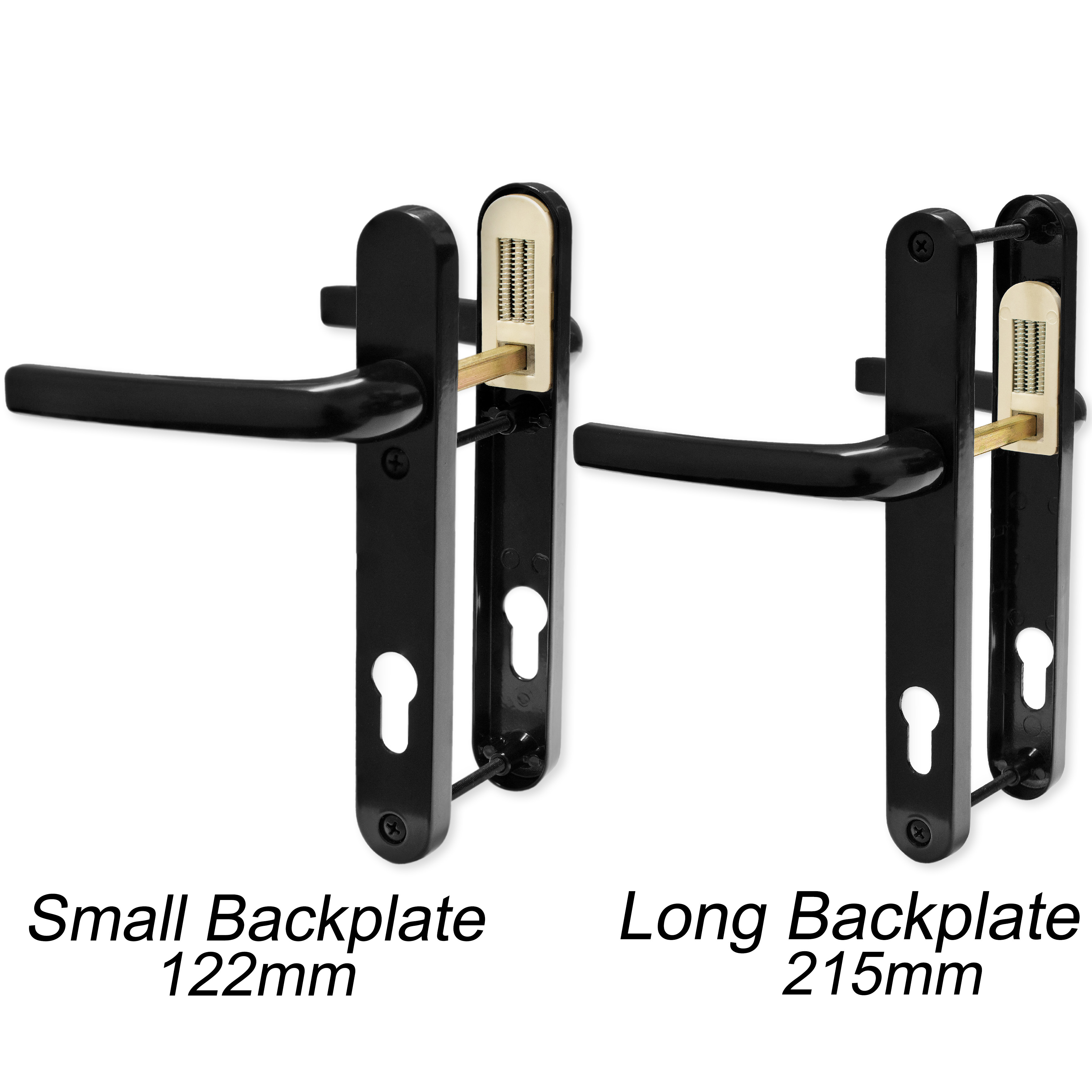 UPVC Door Handle Avocet Pioneer Sprung 92mm PZ Double Glazing Pair Set