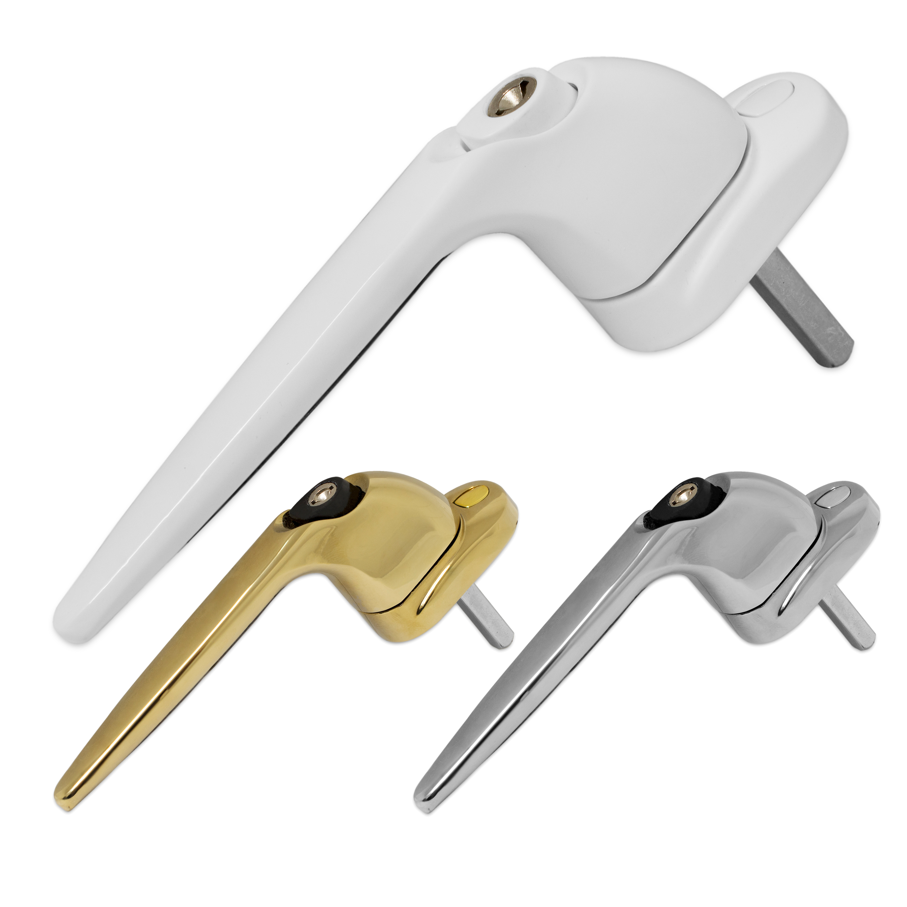 uPVC Tilt and Turn Window Handle Double Glazing Lock 50mm Replacement ...