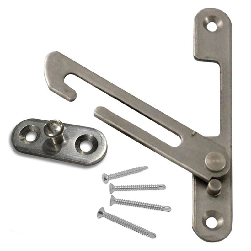 uPVC Window Restrictor Child Lock Restrictor Safety Catch Hook | eBay