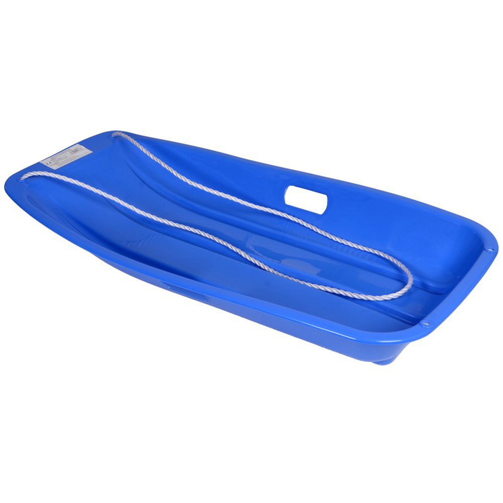 Large Plastic Sledge Rope Kids Toboggan Sled Sleigh Winter Snow Board ...