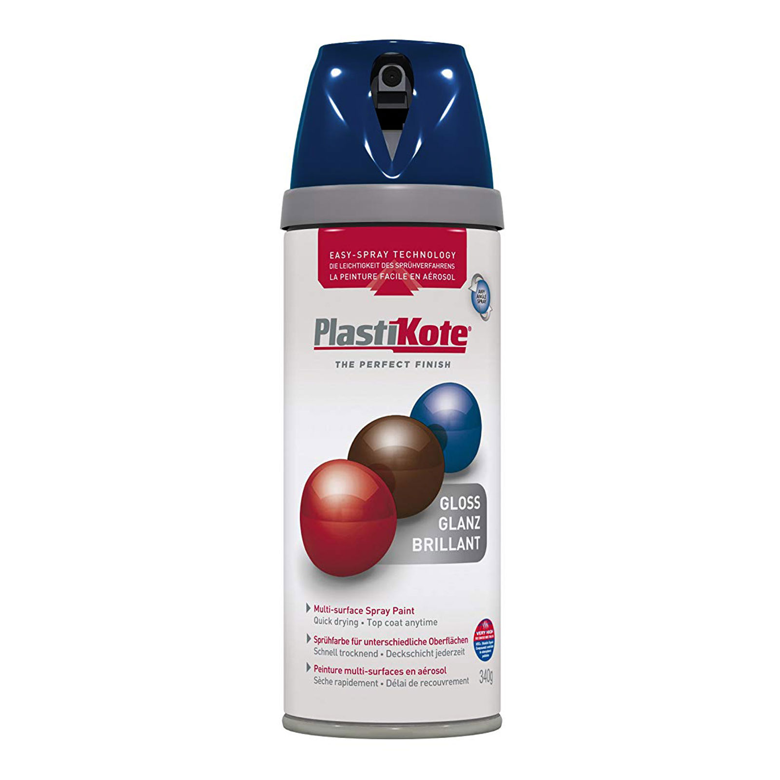PlastiKote Twist & Spray Paint 400ml - Gloss - Multi-Surface Various ...