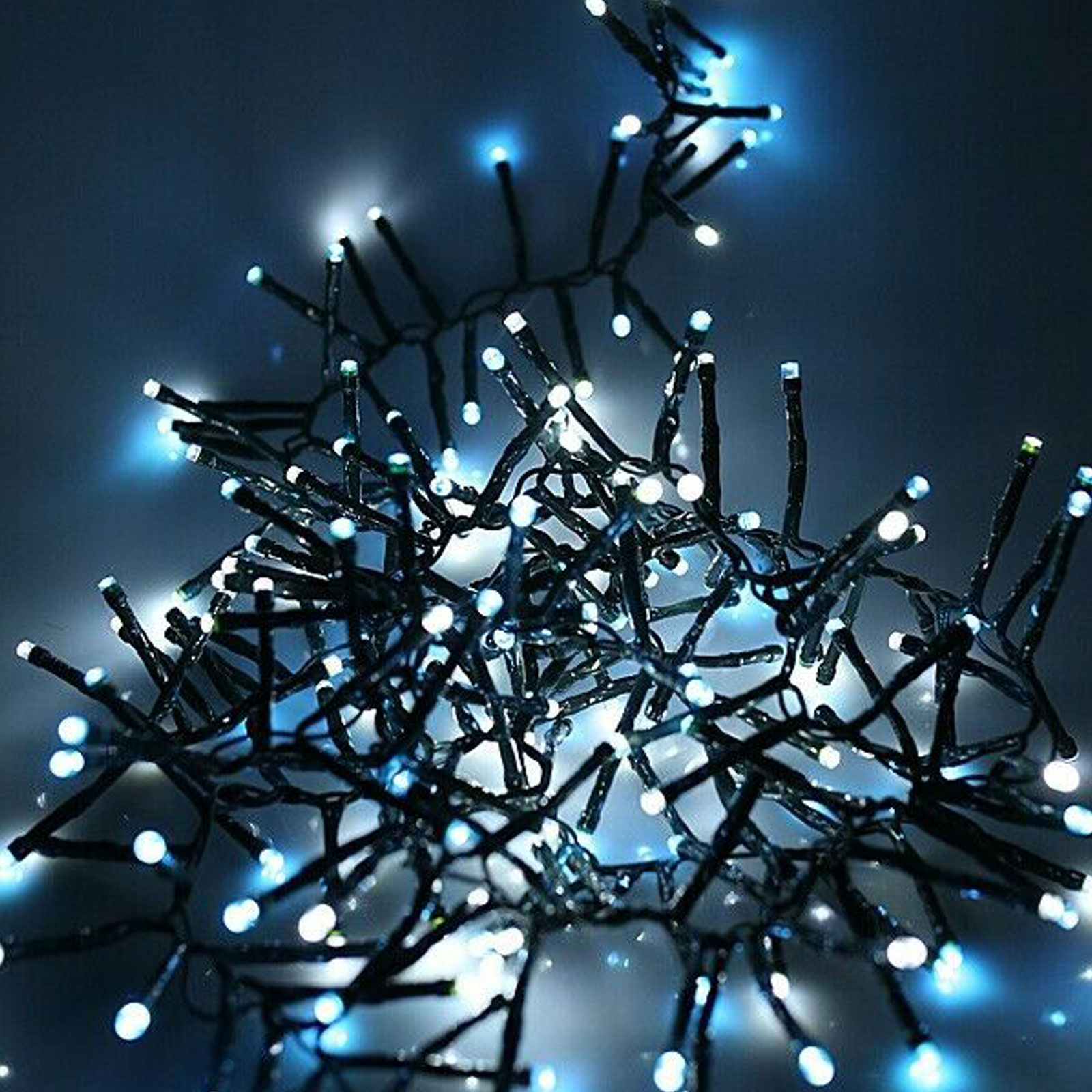 720 LED Cluster Chaser Lights 9.3m Length Memory Timer Christmas Indoor ...