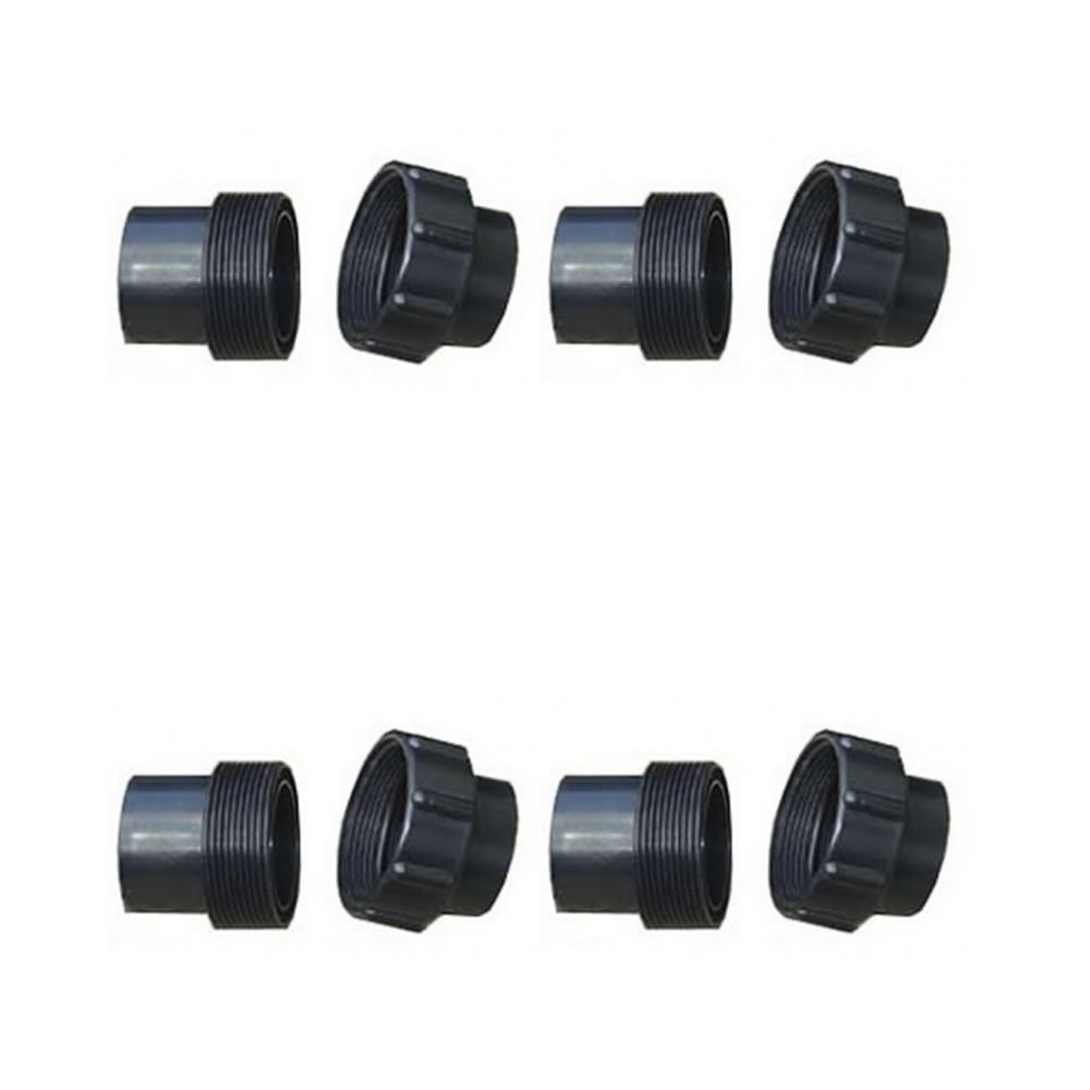 1.5" 43mm Solvent Weld Demountable Union Pipe Fitting Pond Pump UV ...