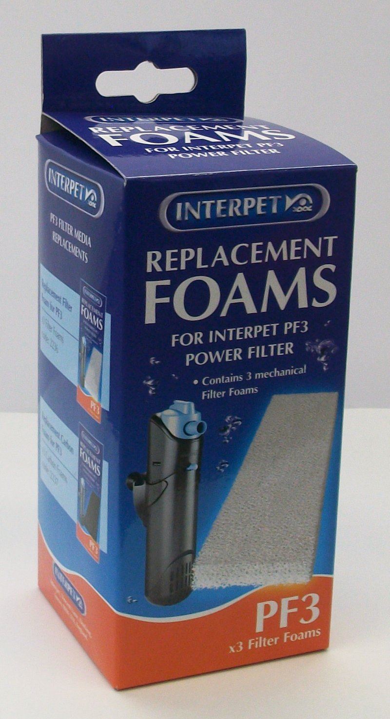 Genuine Interpet PF3 Filter Foam Replacement Pads for Fish Tank ...
