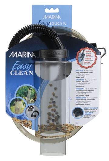 Fluval Marina Easy Clean Aquarium Fish Tank Gravel Cleaner Vacuum ...