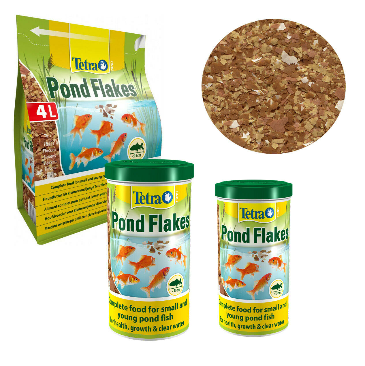 Tetra Pond Flake Koi & Goldfish Fish Food Flakes | eBay