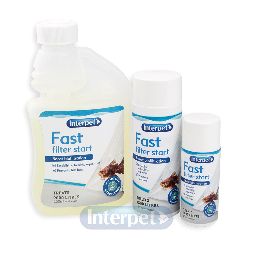 Interpet Fast Filter Start Aquarium Fish Tank Biological Bacterial ...