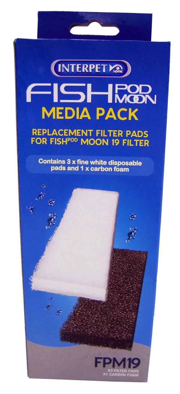 Interpet Fish Pod Moon Filter Media Sponge Pad Fish Tank Spares | eBay