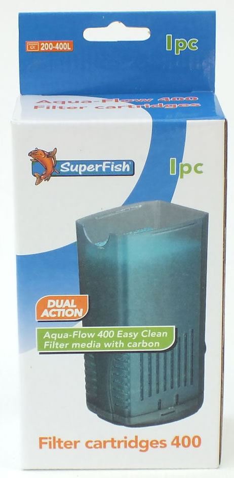 Superfish Aqua Flow Cartridge Aquarium Filter Foam Carbon 50 100 300 ...