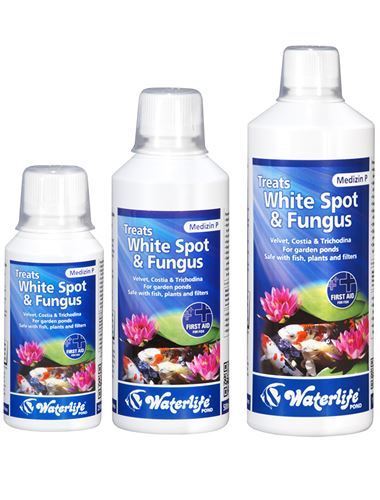 Waterlife Medizin P Fish Pond Medication Treats White Spot & Fungus ...