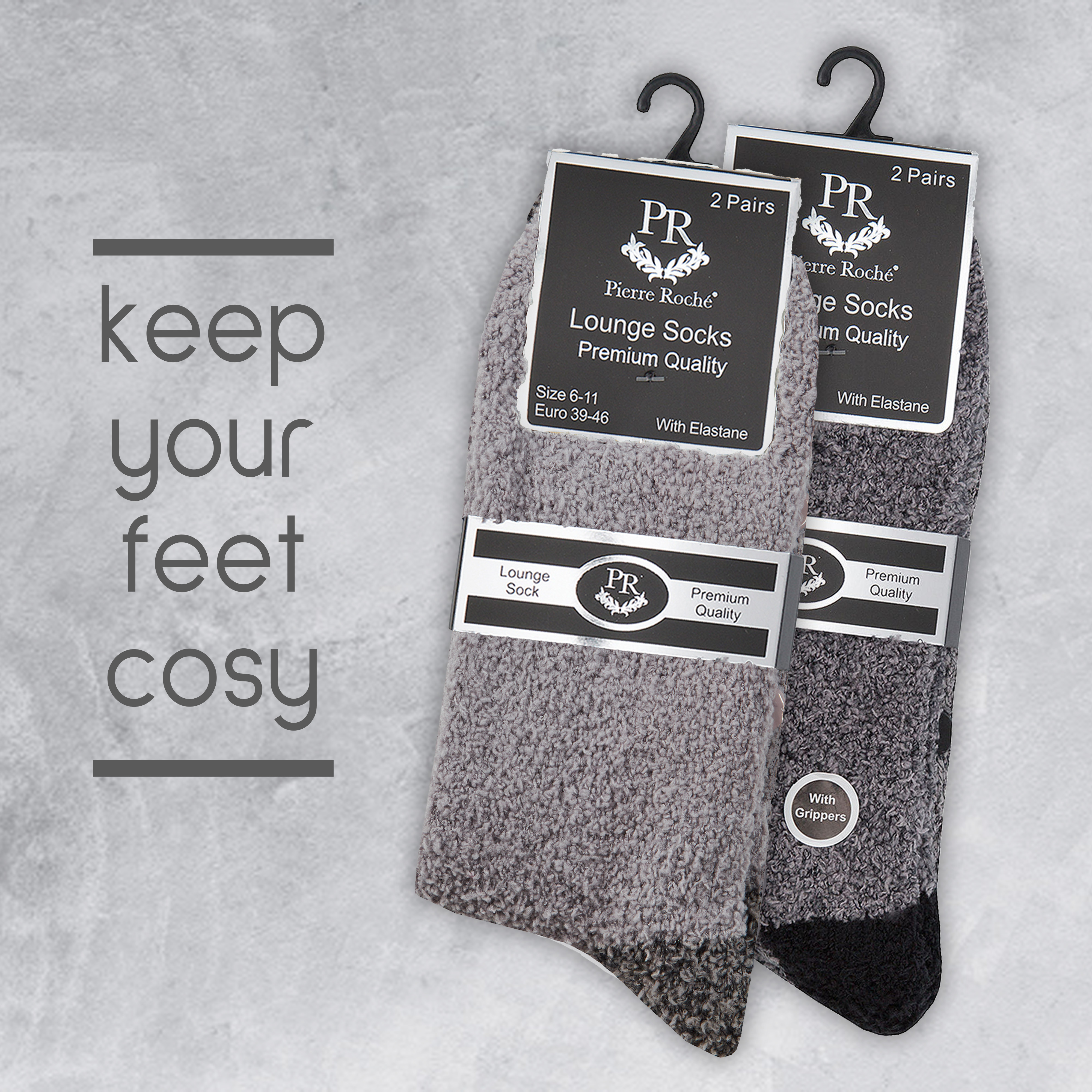 Mens Bed Socks Thick Multipack Non Skid Winter Warm Soft Fluffy Lounge ...