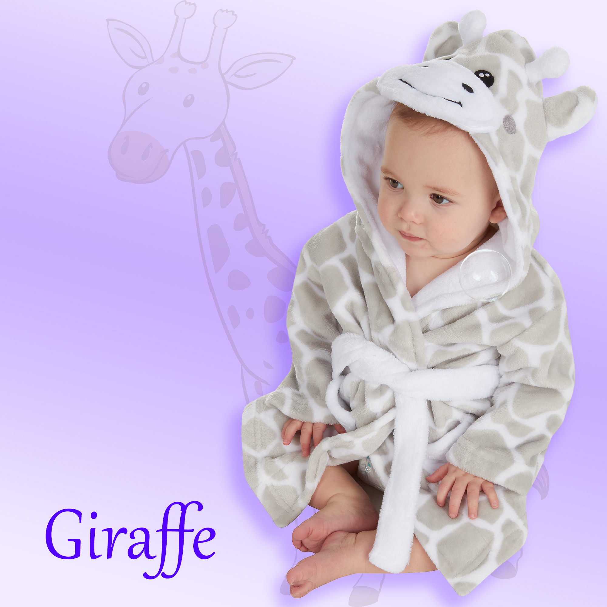 Baby Giraffe Dressing Gown