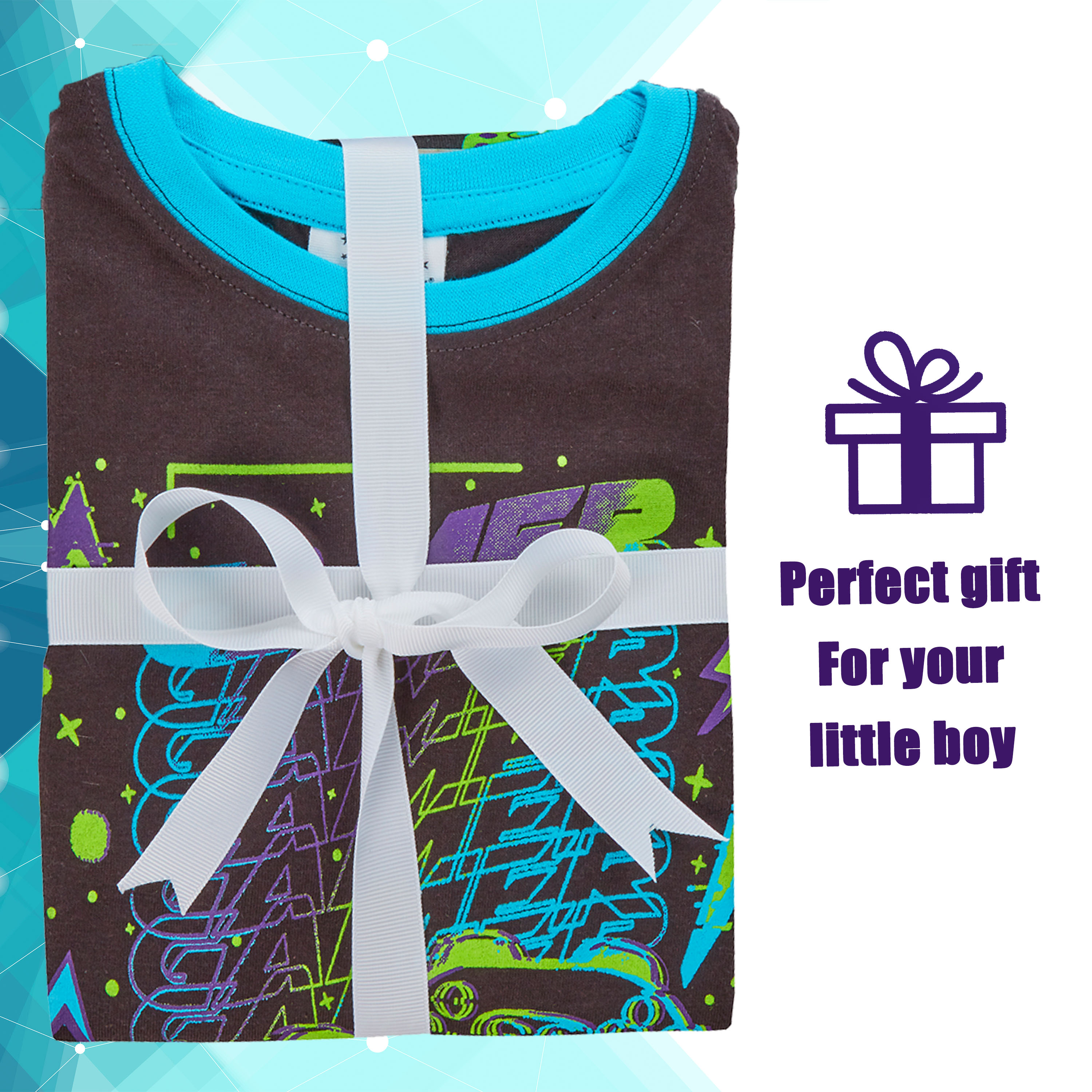 Boys Kids Gaming Pyjama Pajamas Pj Set Gamer Nightwear Gift Sleepwear 2 ...