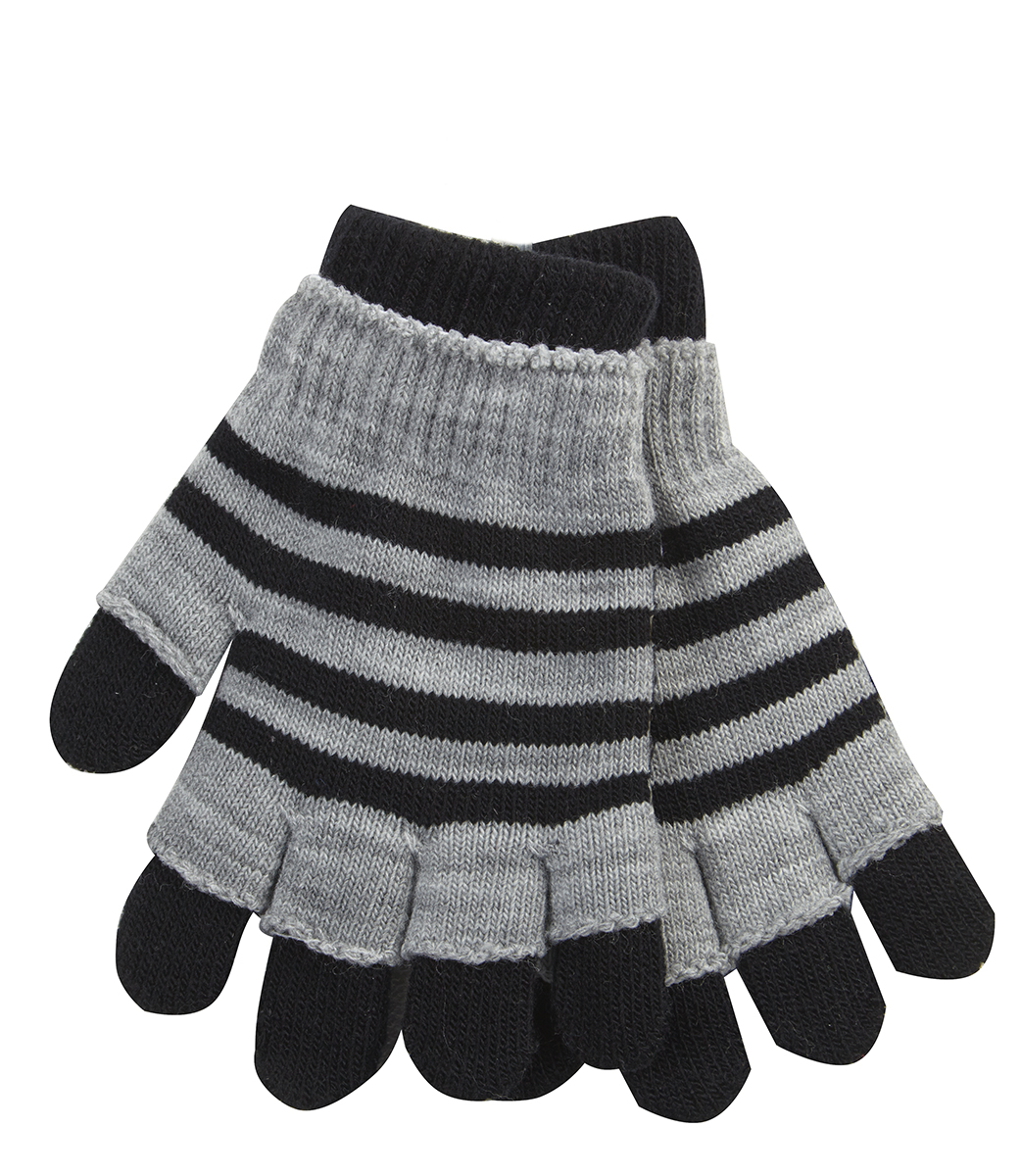 Boys Girls Kids Magic Gloves Stretchy Knitted Winter Warm Soft School ...