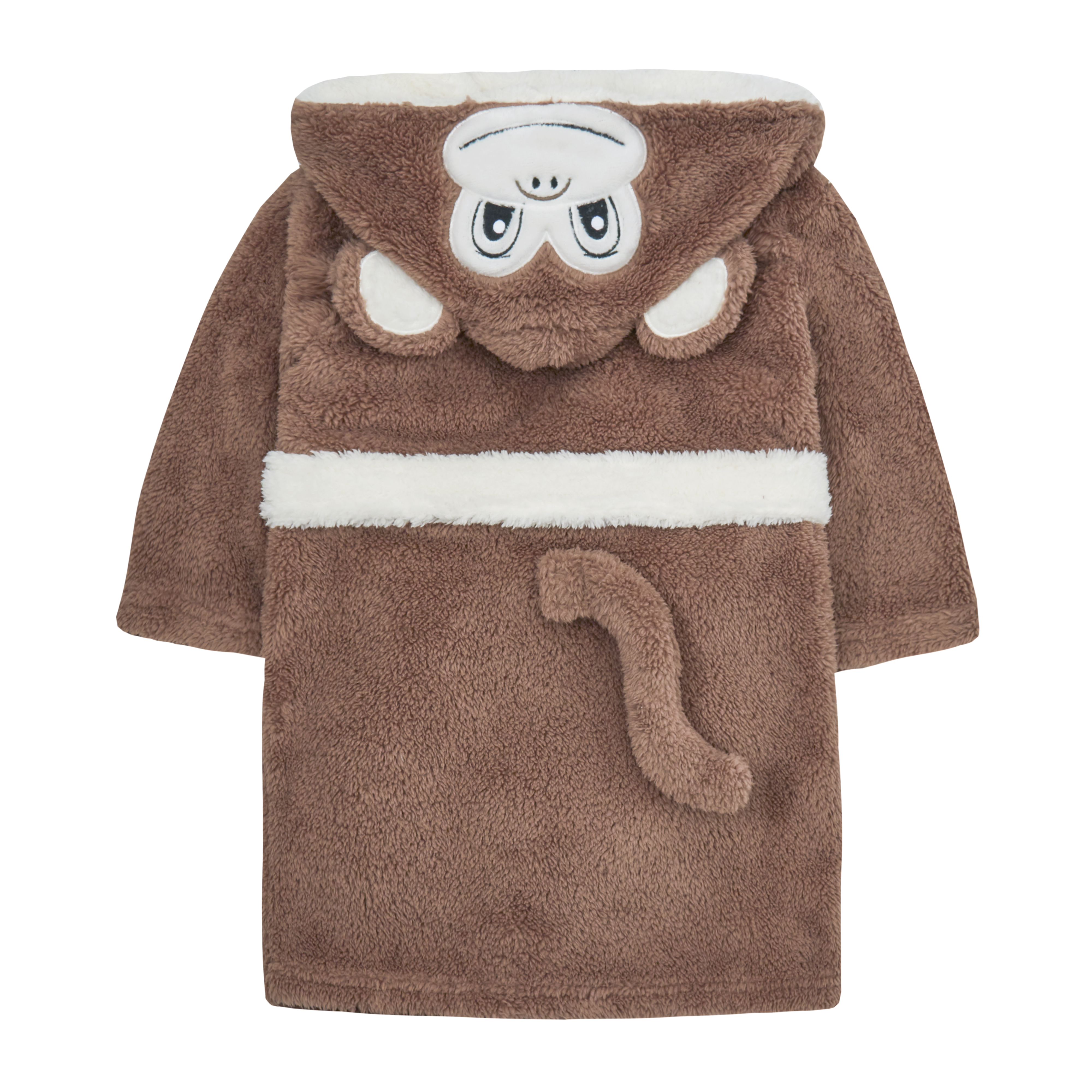 Kids Childrens Girls Boys Dressing Gown Fleece Hooded Robe Bath Robe ...