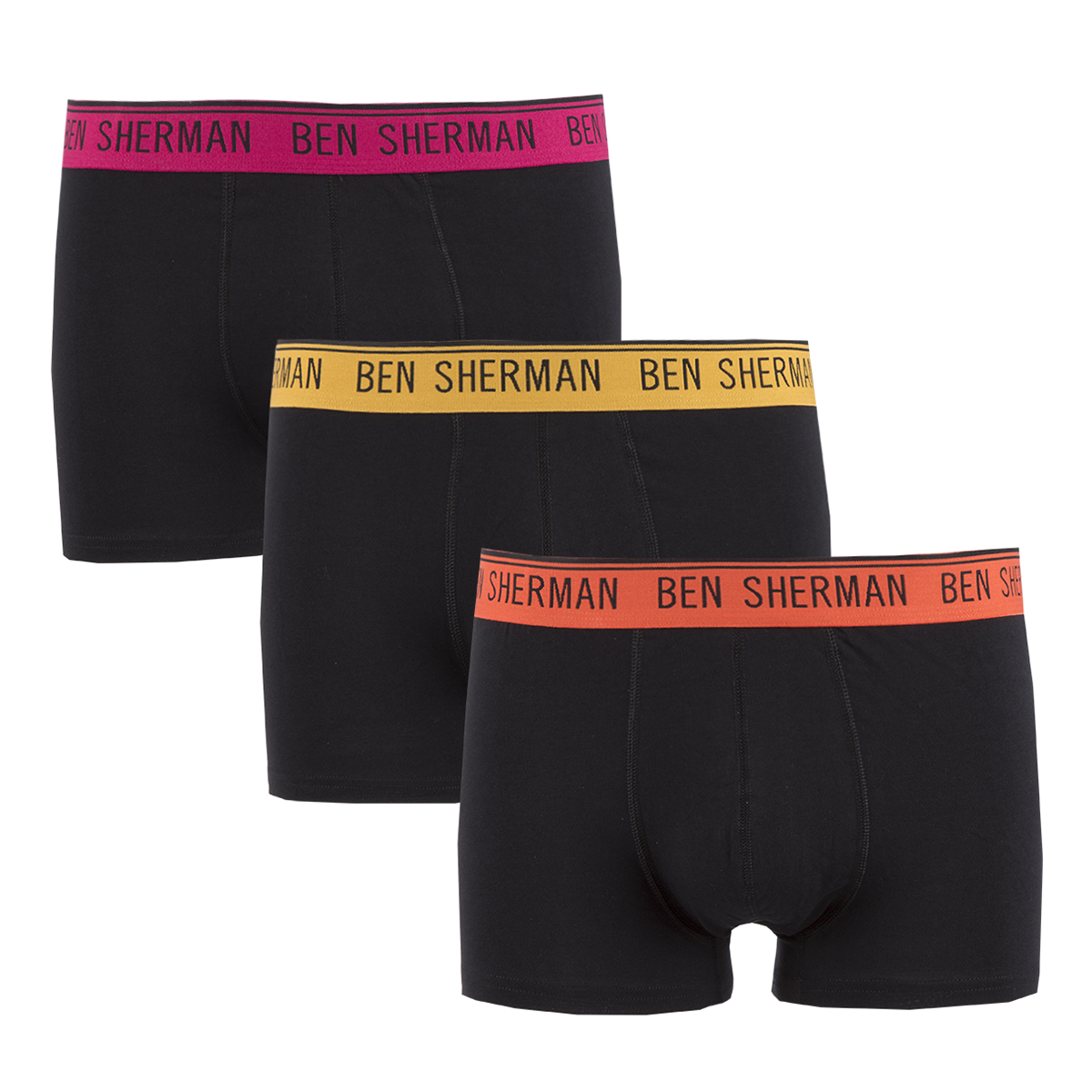 Ben Sherman Official UK Boxer Shorts Trunks Underwear 3 Pair Sizes S-XL ...