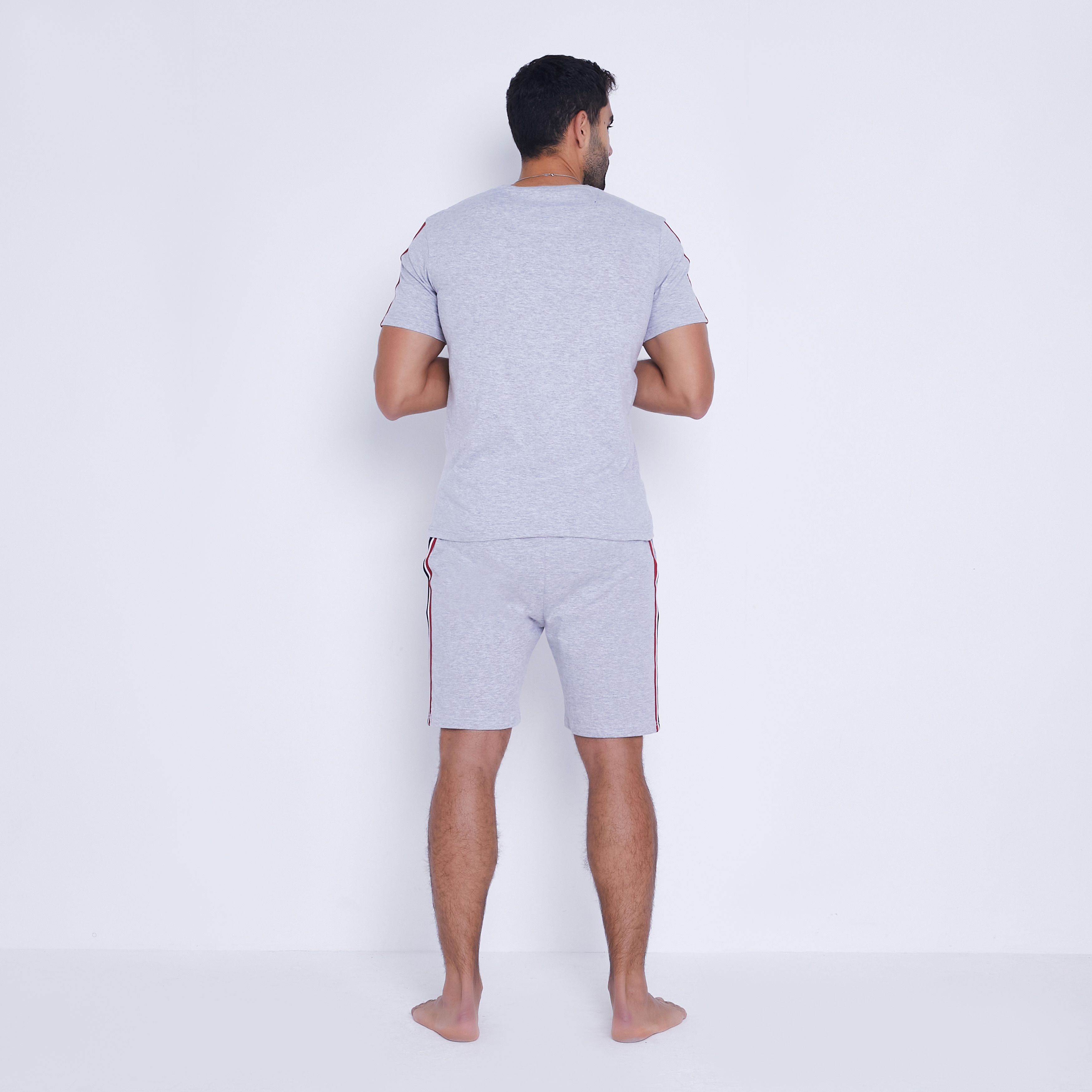 Mens Shorty Pyjamas Short Sleeve Set Nightwear Pjs Loungewear Cotton ...