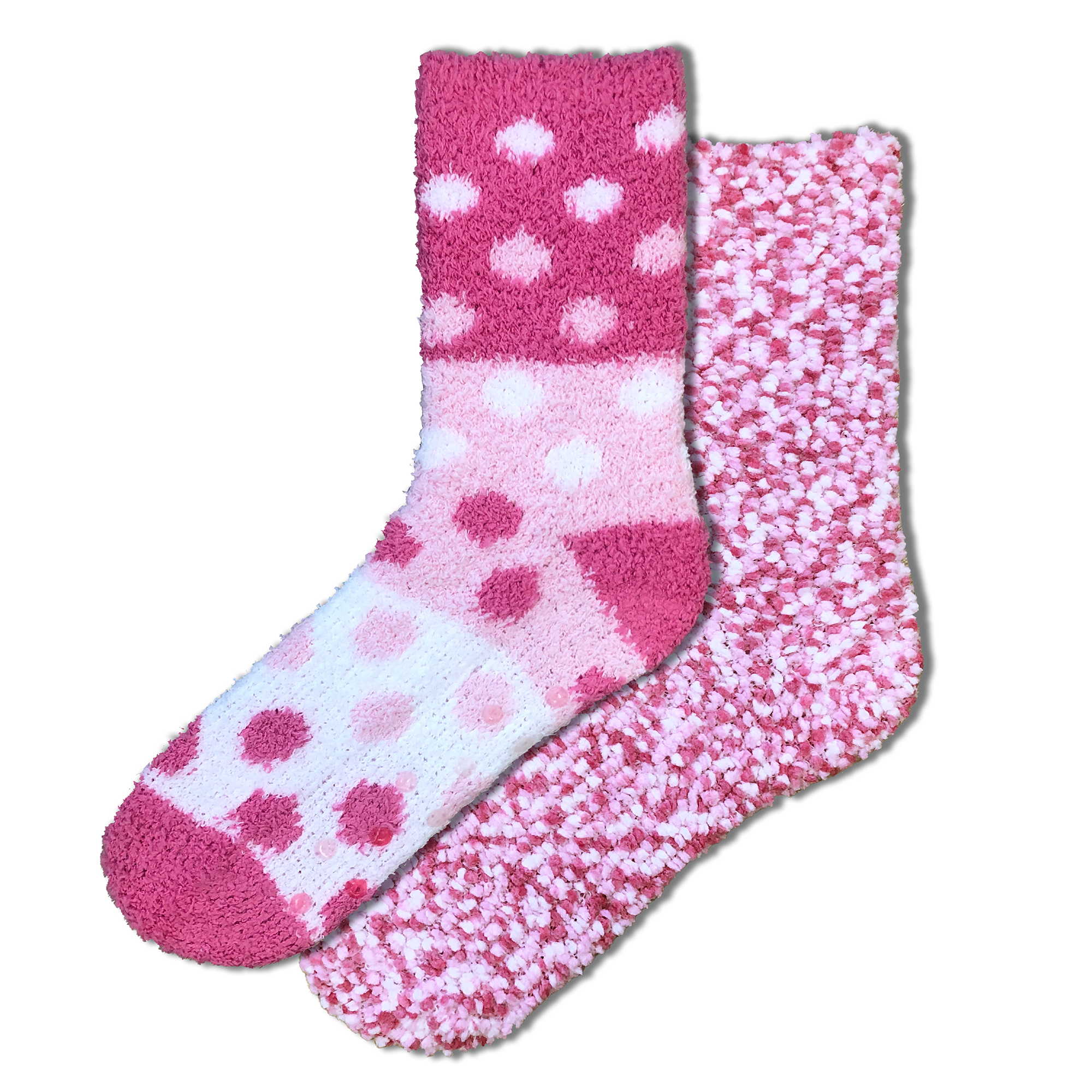 Ladies Socks Cosy 2 Pairs Slipper Winter Warm Fluffy Soft Adult Socks