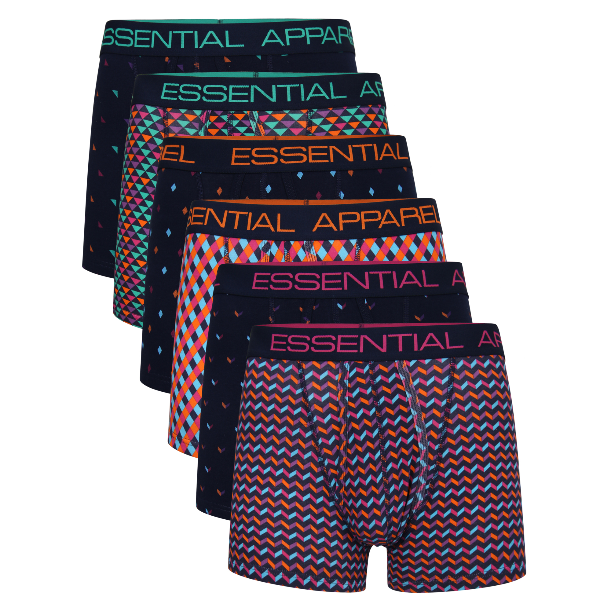 Mens 6 Pack Boxer Shorts Underwear Underpants Trunks Multipack Boxers Mens 6 Pack Boxer Shorts Underwear Underpants Trunks Multipack Boxers