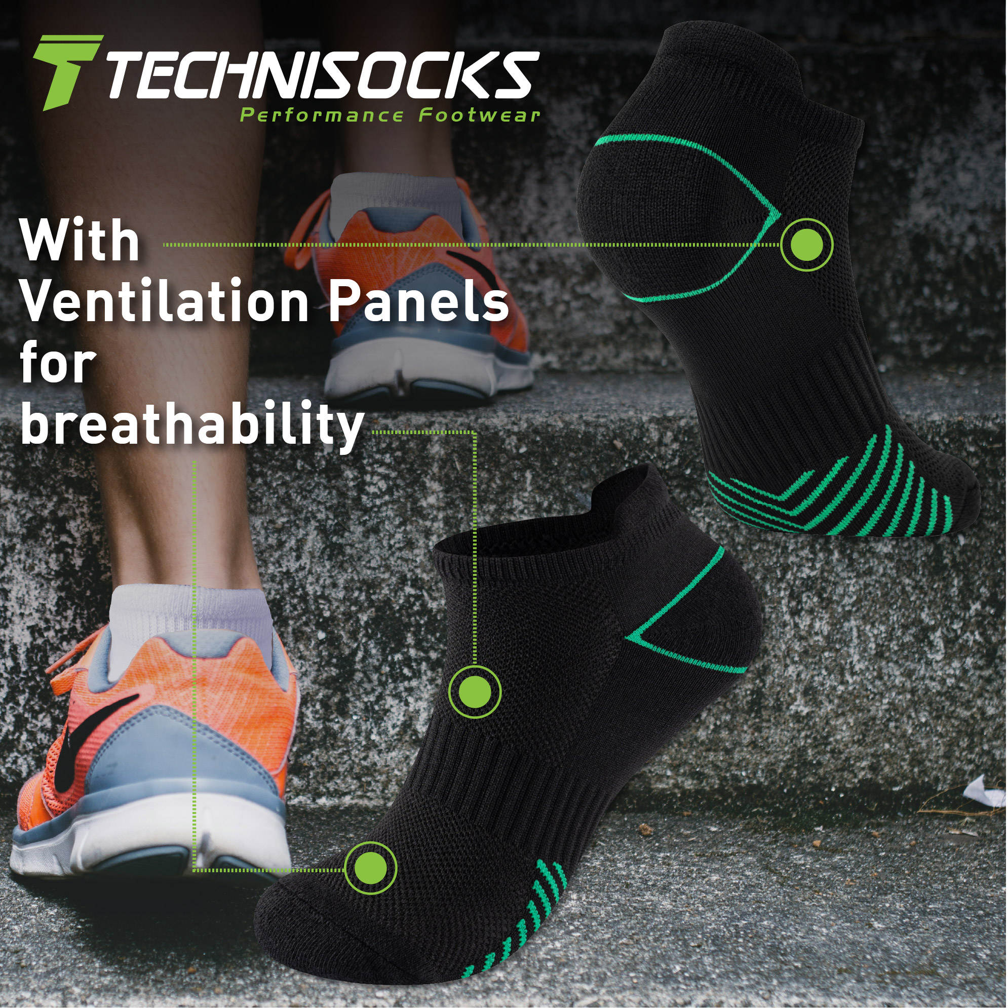 Mens 10 Pack Trainer Liner Socks Sports Gym Running Cushioned Socks ...